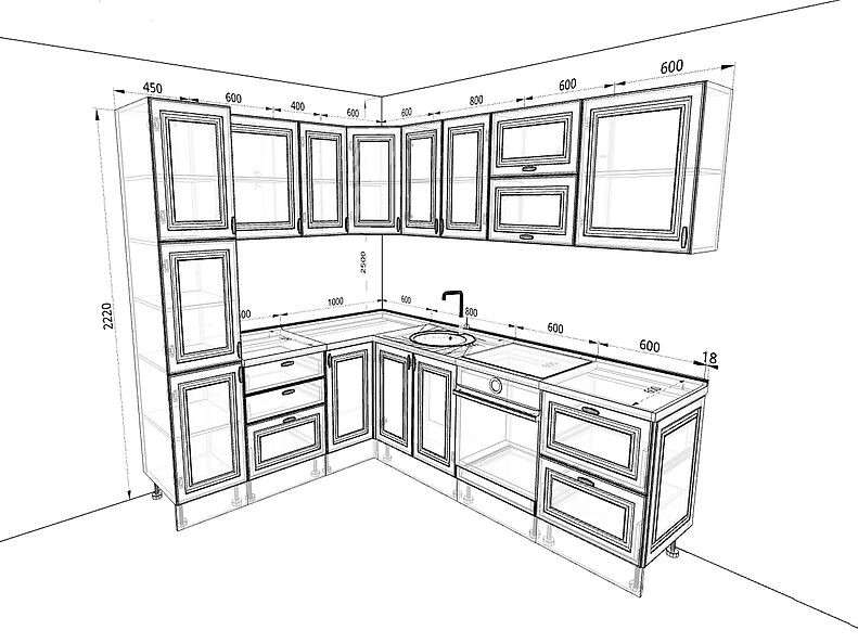 Кухня Ева 2,6 метра - купить по цене 62 717 руб. в Москве.